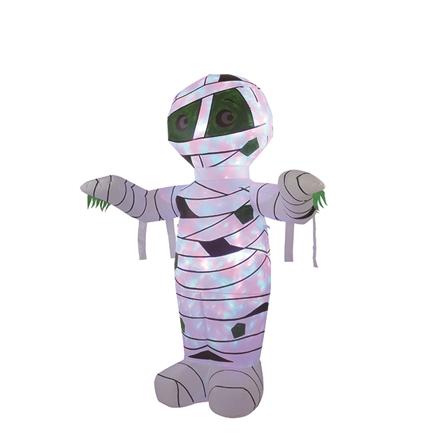 China 6FT Inflatable mummy with Disco light Manufacturer and Supplier ...